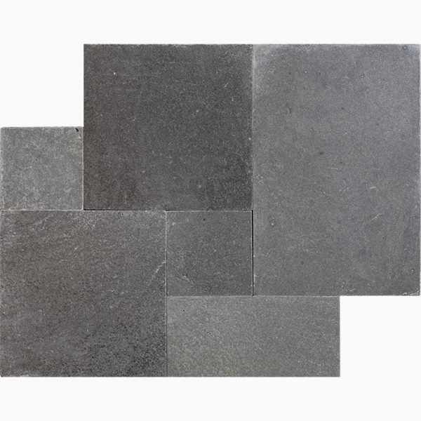 16x24 BLACK SEA Tumbled Basalt PAVER - Stone-Mart